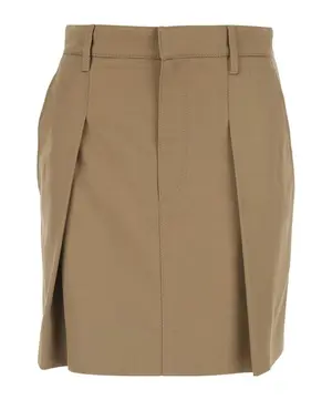 Brunello Cucinelli Pleated Mini Skirt