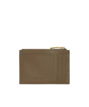 Bottega Veneta Intrecciato Zipped Card Case