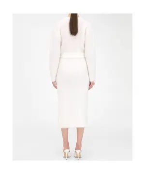 Alessandra Rich Rose-embroidered Textured Cardigan