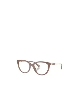 Emporio Armani Cat-eye Eyeglasses With Clip-on Lenses - Gray