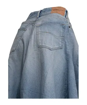 Balenciaga Godet Long Skirt - Light Blue