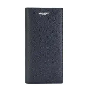 Saint Laurent Grain De Poudre Continental Wallet - Black
