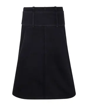 PATOU Buckle Zip Detailed Skirt