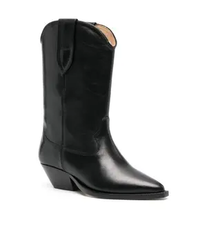 Isabel Marant Étoile Pointed Toe Mid Calf Boots