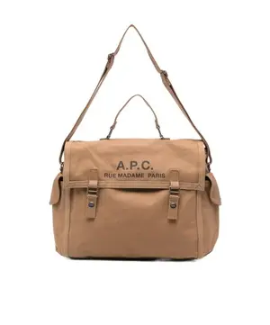 A.p.c. Recuperation Satchel Bag - Brown