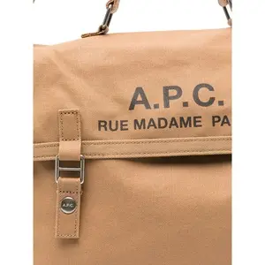 A.p.c. Recuperation Satchel Bag - Brown
