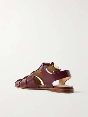 Gabriela Hearst Zoey Flat Sandals - Brown
