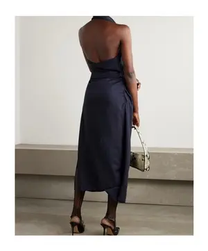 VIVIENNE WESTWOOD Halter Neck Asymmetrical Draped Dress
