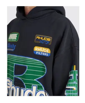 Rhude Racing Logo Hoodie