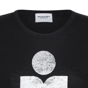 Isabel Marant Étoile Logo Printed Long Sleeve T-shirt