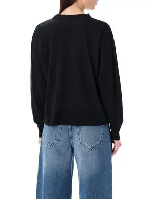 Isabel Marant Étoile Logo Printed Long Sleeve T-shirt