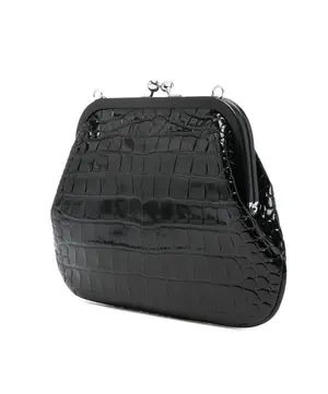 VIVIENNE WESTWOOD Frame Embossed Shoulder Bag - Black