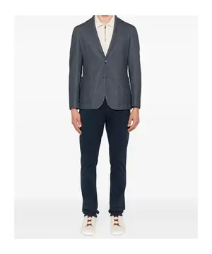 Eleventy Drawstring Tapered Pants - Black