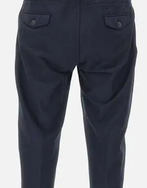Eleventy Drawstring Tapered Pants - Black