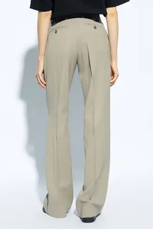 Ami High-waisted Tailored Trousers With Pleats