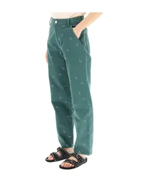 Kenzo Paisley Printed Cropped Trousers