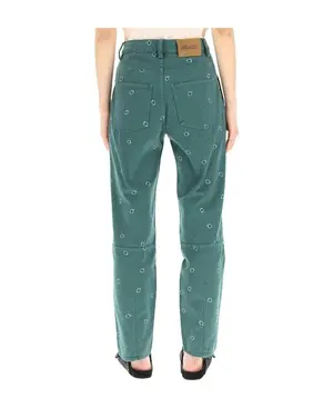 Kenzo Paisley Printed Cropped Trousers