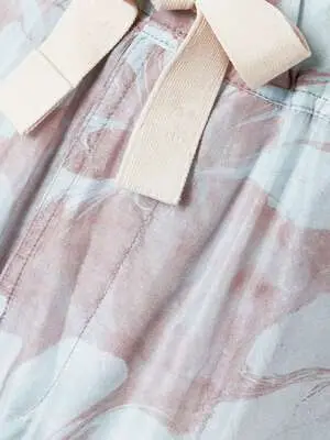 Dries Van Noten Floral-print Silk Drawstring Trousers