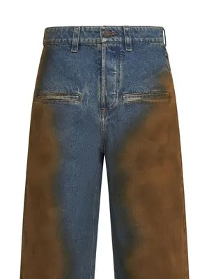UMA WANG Belt-loop Jeans