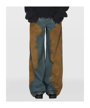 UMA WANG Belt-loop Jeans