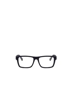 BVLGARI Rectangular Frame Eyeglasses - Black