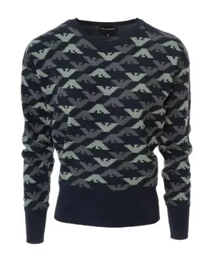 Emporio Armani Logo Jacquard Pullover