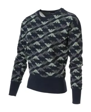 Emporio Armani Logo Jacquard Pullover