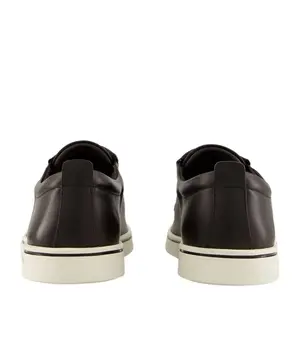 FERRAGAMO Round-toe Slip-on Sneakers With Gancini Detail