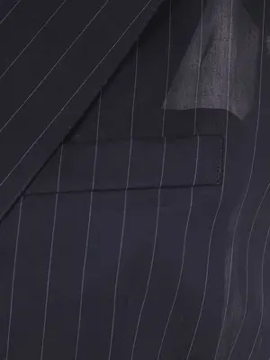 Sacai Storm Flap Pinstriped Waistcoat