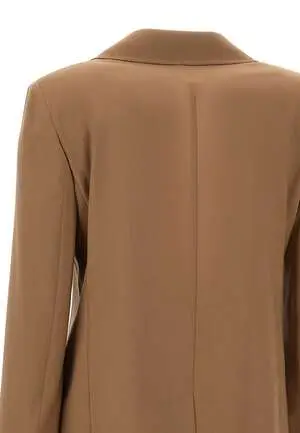Max Mara Nice Single-breasted Jacket - Hazelnut Brown