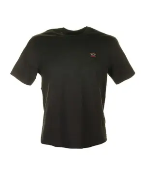 PAUL  SHARK Paul Shark Logo Patch Crewneck T-shirt
