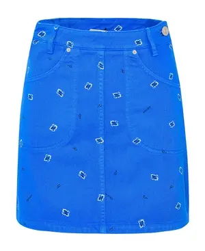 Kenzo Paisley Printed A-line Mini Skirt