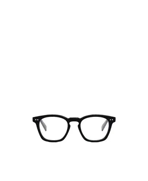 Celine Logo Flat Mirror Eyeglasses - Black