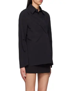 Our Legacy Relaxed Fit Shirt Top With Mother-of-pearl Buttons