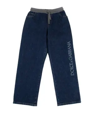 Dolce & Gabbana Drawstring Waistband Jeans