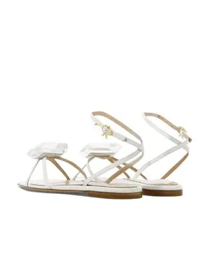 GIANVITO ROSSI Embellished Ankle Strap Sandals