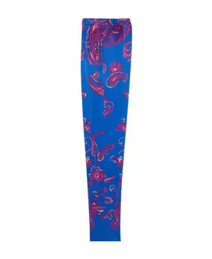 Saint Laurent Paisley Print Tailored Trousers