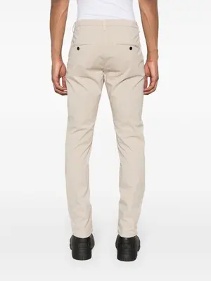 DONDUP Mid-rise Straight Leg Trousers - Nude