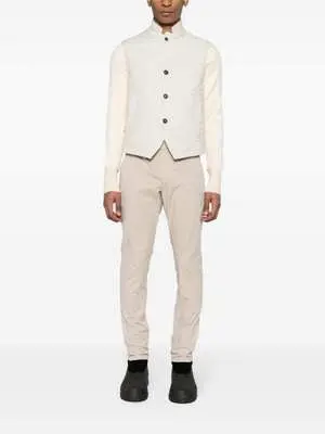 DONDUP Mid-rise Straight Leg Trousers - Nude