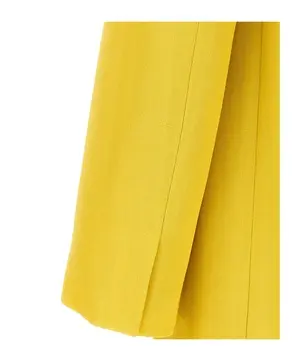 JIL SANDER Single-breasted Tailored Blazer - Yellow