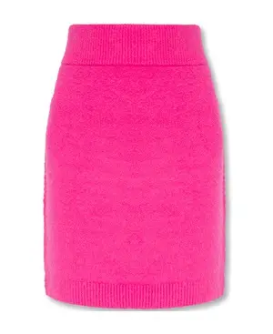 Helmut Lang Knit Pencil Mini Skirt - Pink