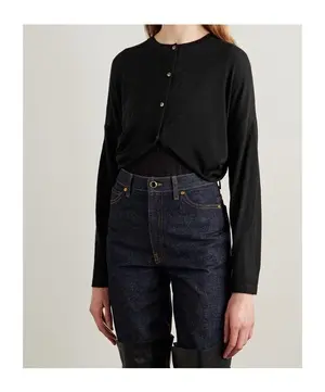 Khaite Long-sleeved Cardigan With Toggle Buttons