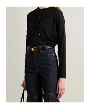 Khaite Long-sleeved Cardigan With Toggle Buttons