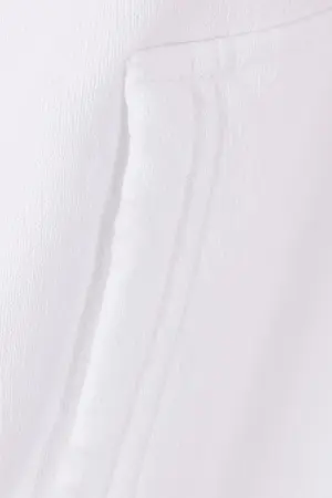 Prada Logo Printed Long-sleeved Hoodie - White