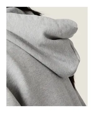 Miu Miu Cropped Zip-up Hoodie With Embroidered Logo