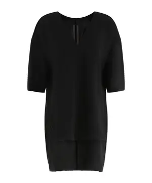 Rick Owens Short-sleeved V-neck Blouse
