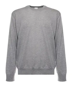 Eleventy Crew Neck Knitwear - Gray