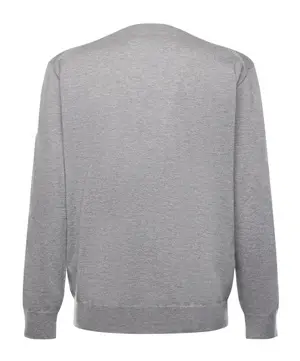 Eleventy Crew Neck Knitwear - Gray