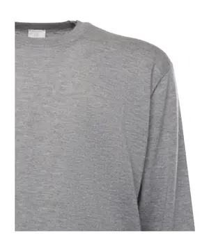 Eleventy Crew Neck Knitwear - Gray