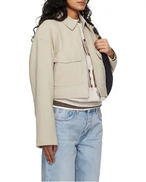 ANINE BING Long Sleeve Zipper Closure Jacket